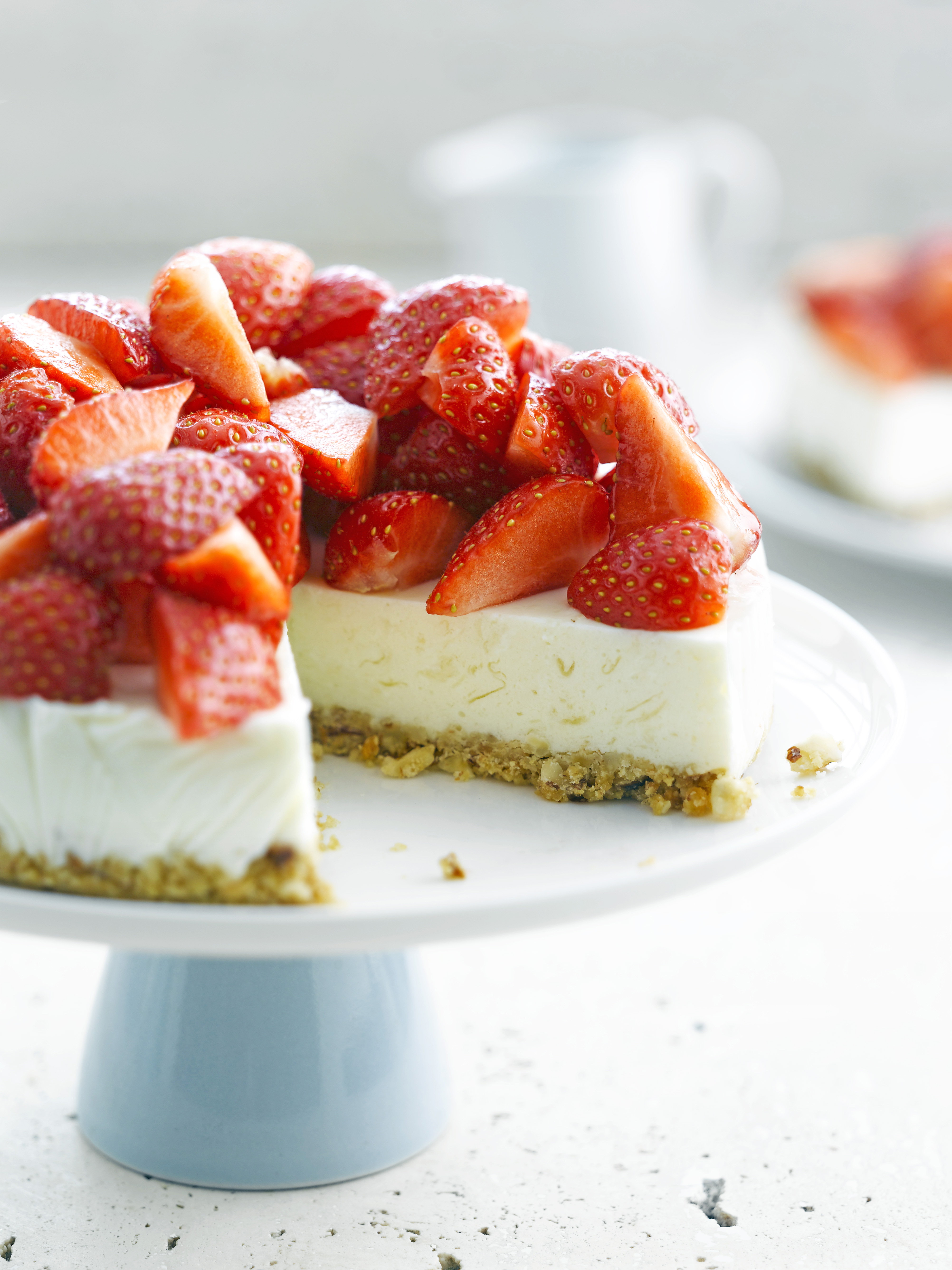 Recette Cheesecake aux fraises | Santé Magazine