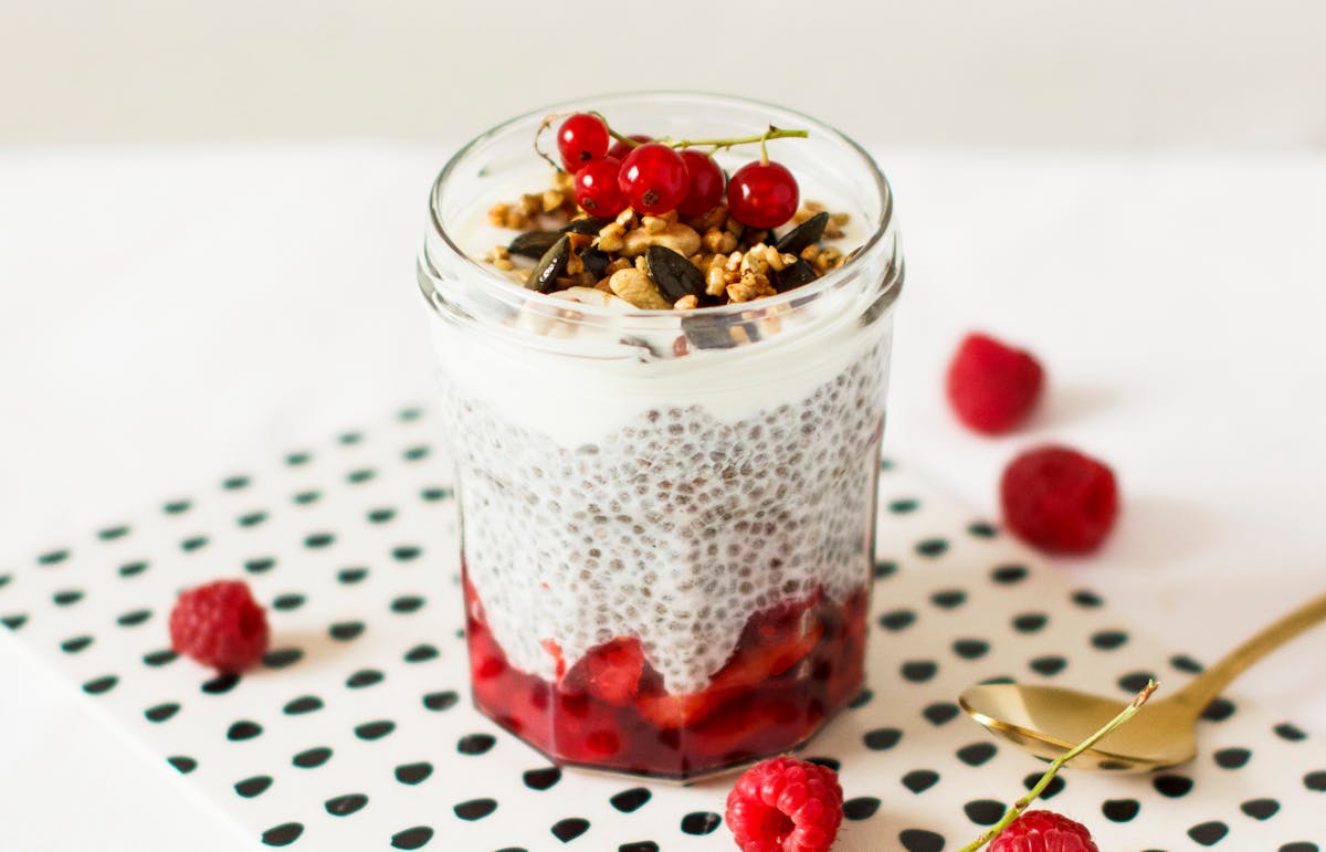 Recette de pudding de chia aux fruits rouges | Santé Magazine