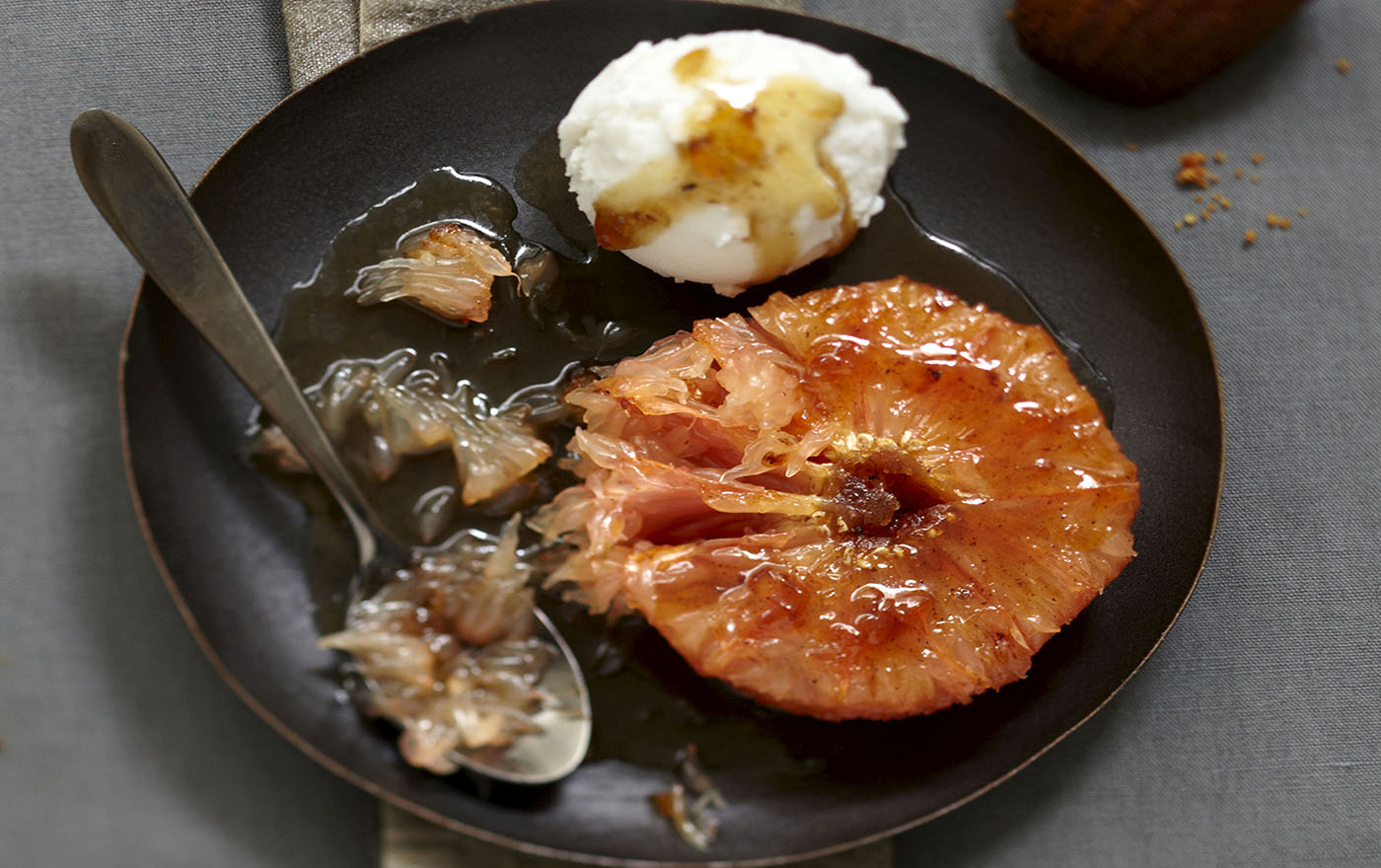 Pamplemousse rôti au caramel | Santé Magazine