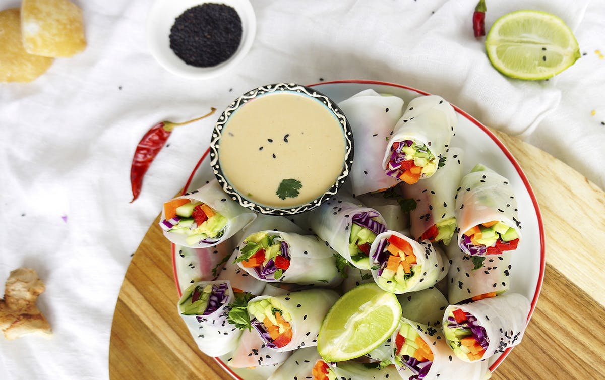 Rouleaux de pâte de riz aux légumes | Santé Magazine