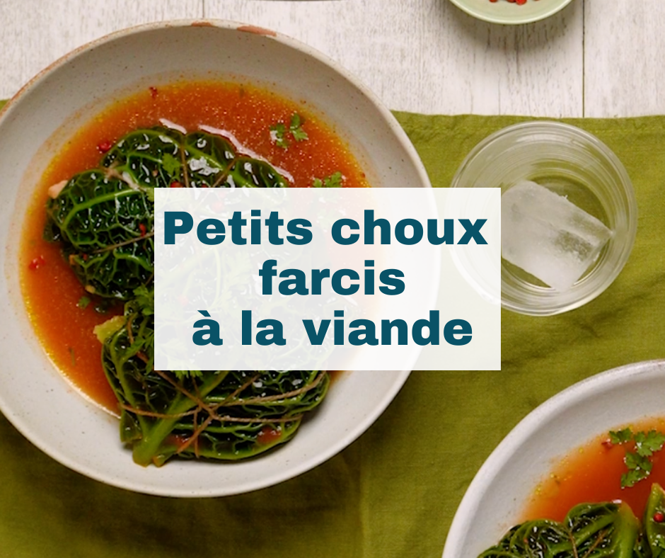 Recette Petits choux farcis à la viande | Santé Magazine
