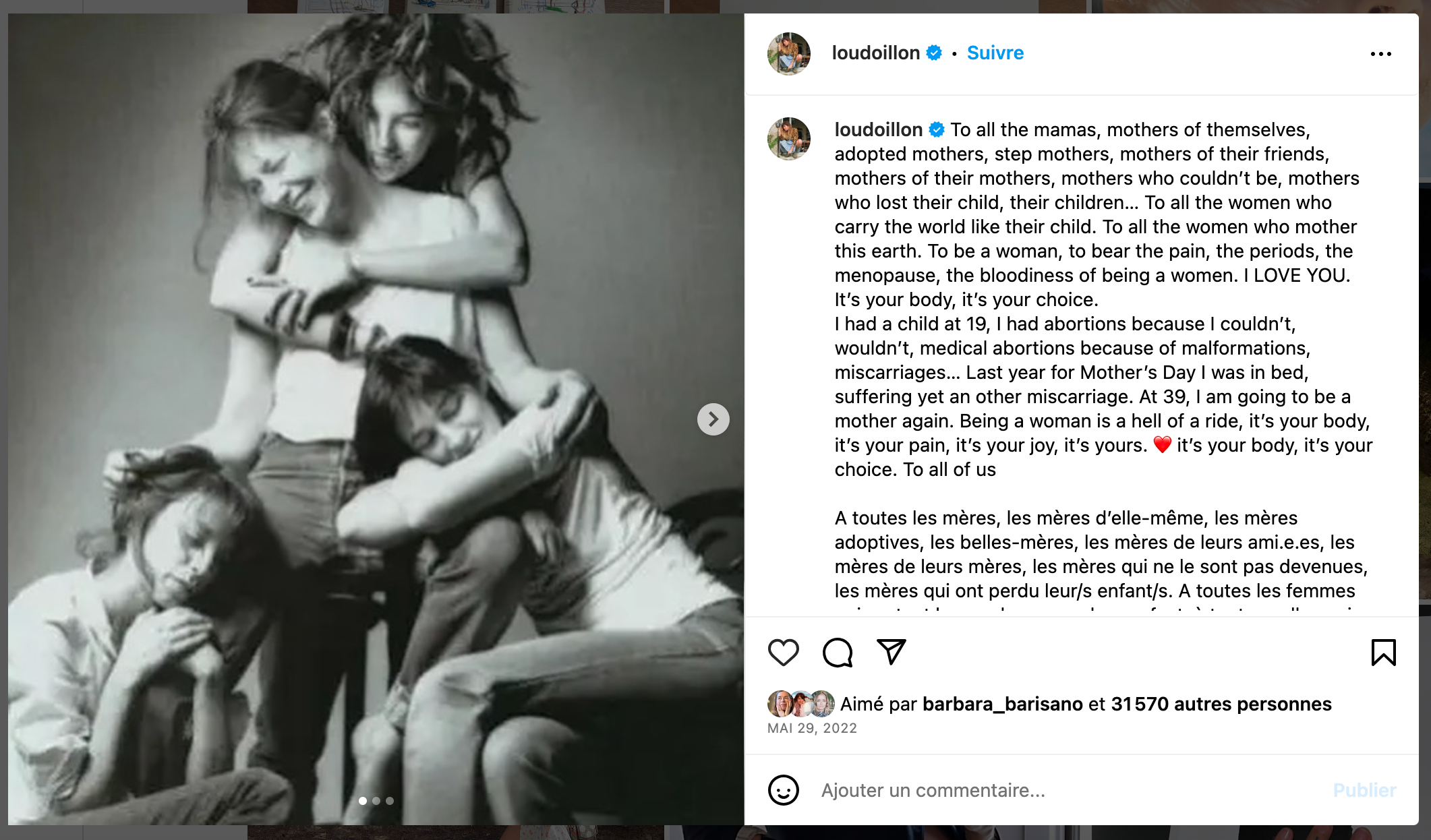 Lou Doillon et Charlotte Gainsbourg saluent le combat de leur mère ...