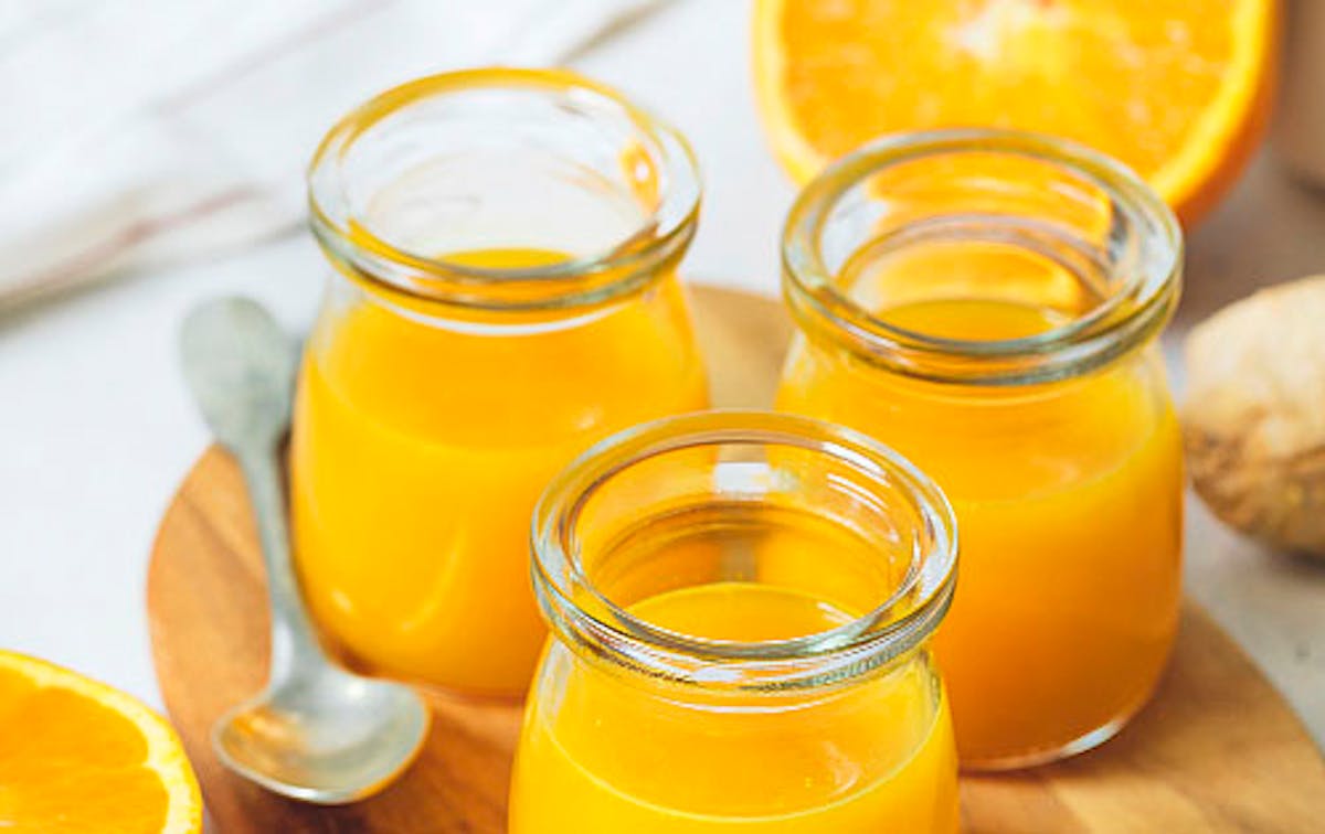 Recette Petits pots de gelée à l'orange et au curcuma | Santé Magazine